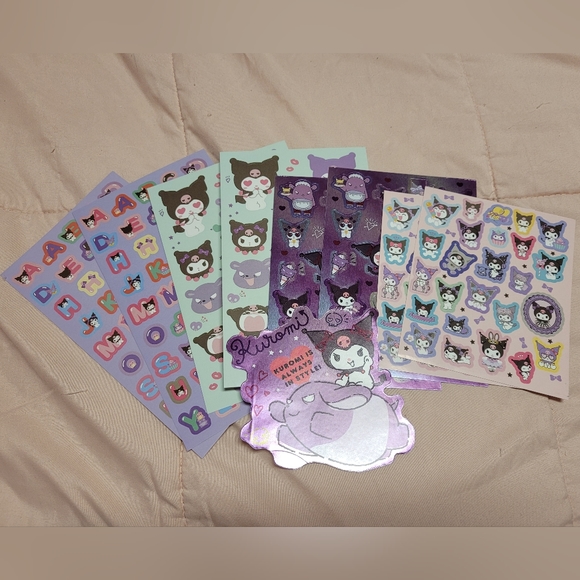 Sanrio | Design | Sanrio Kuromi Sticker Set Open To Offers | Poshmark